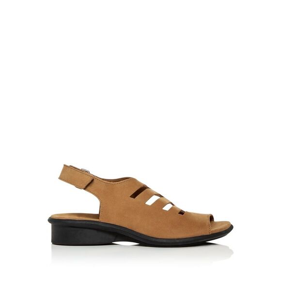 Arche | Shoes | Arche Womens Beige Cut Out Saorna Round Toe Wedge ...